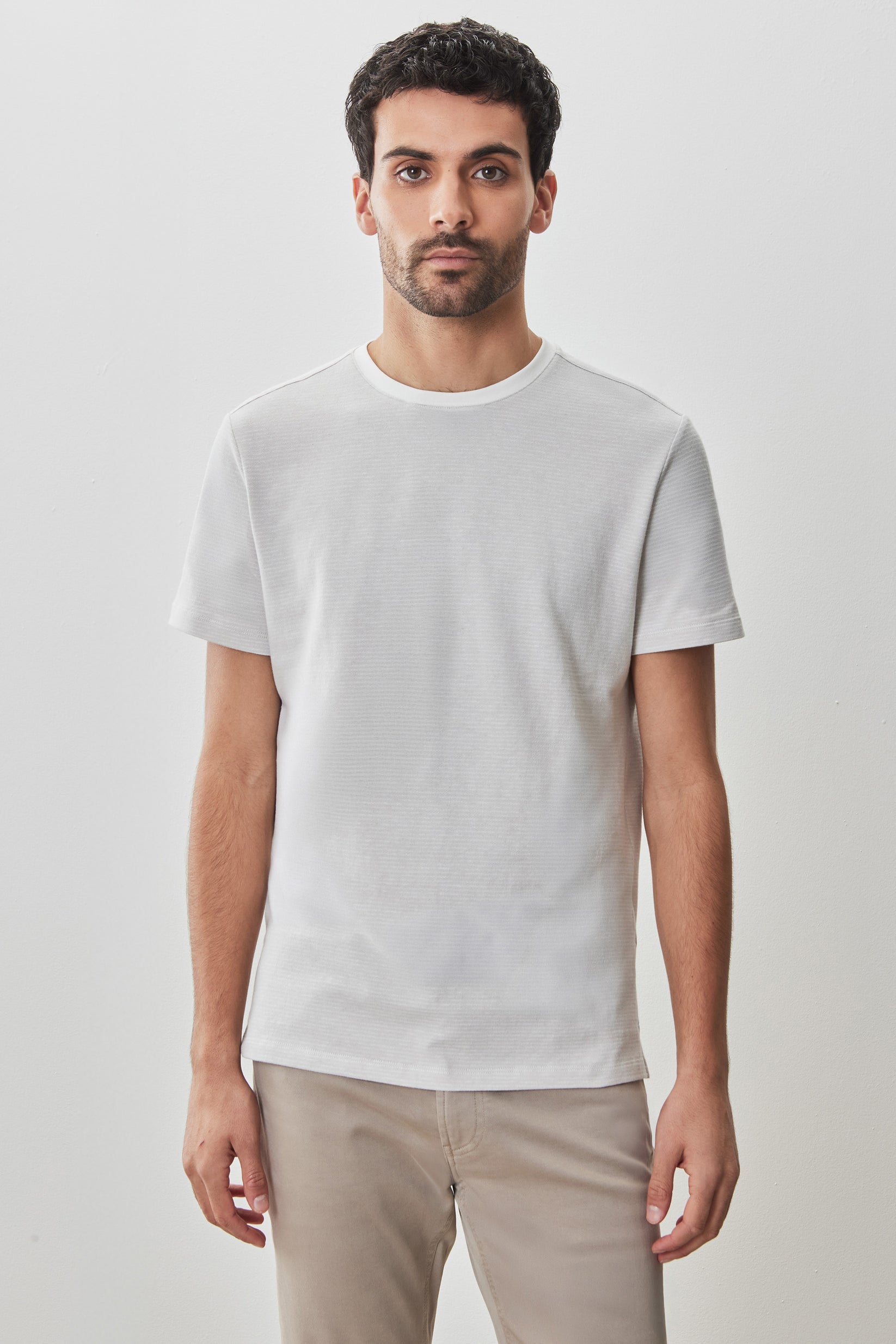 Fitch Tee - Light Grey | Robert Barakett
